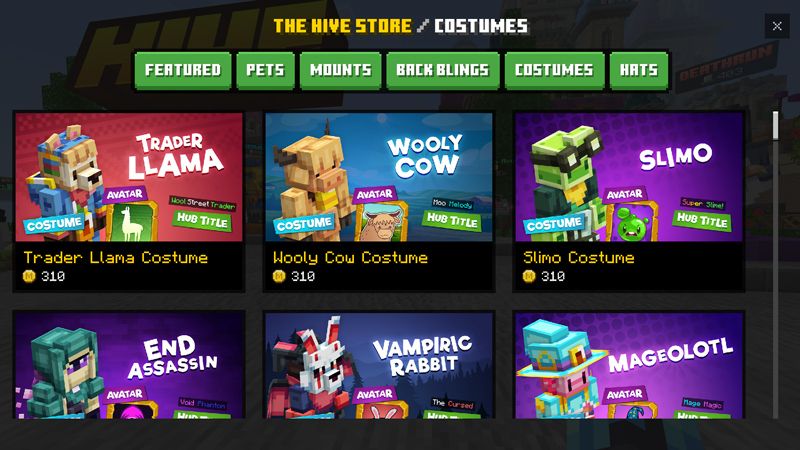 In-Game Hive Store Browser!